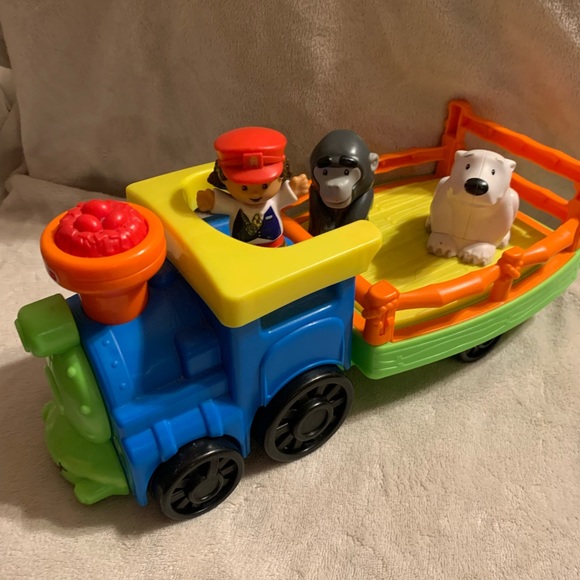 Little People | Toys | Little People Cho Cho Zoo Train And Tractor ...
